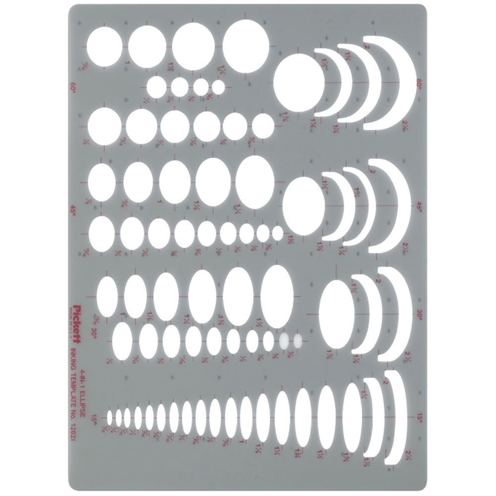 Architects Corner Los Angeles. Ellipse Templates