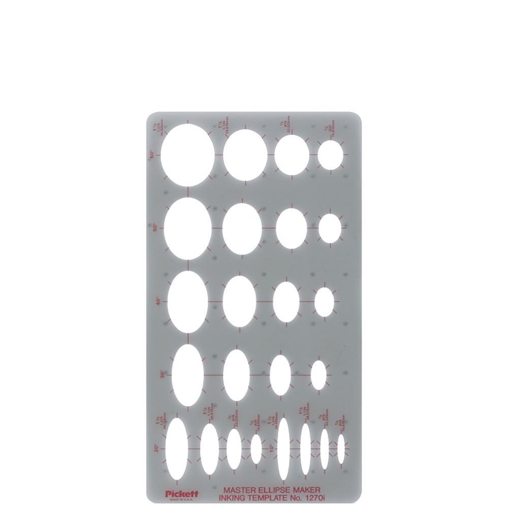 Architects Corner Los Angeles. Ellipse Templates