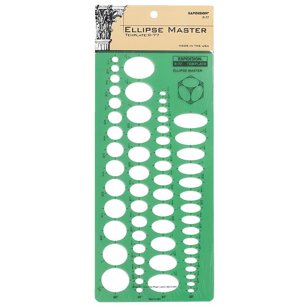 Architects Corner Los Angeles. Ellipse Templates