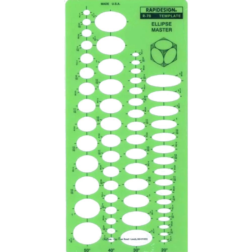 Architects Corner Los Angeles. Ellipse Templates