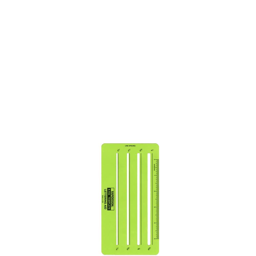 Architects Corner Los Angeles. Lettering Templates