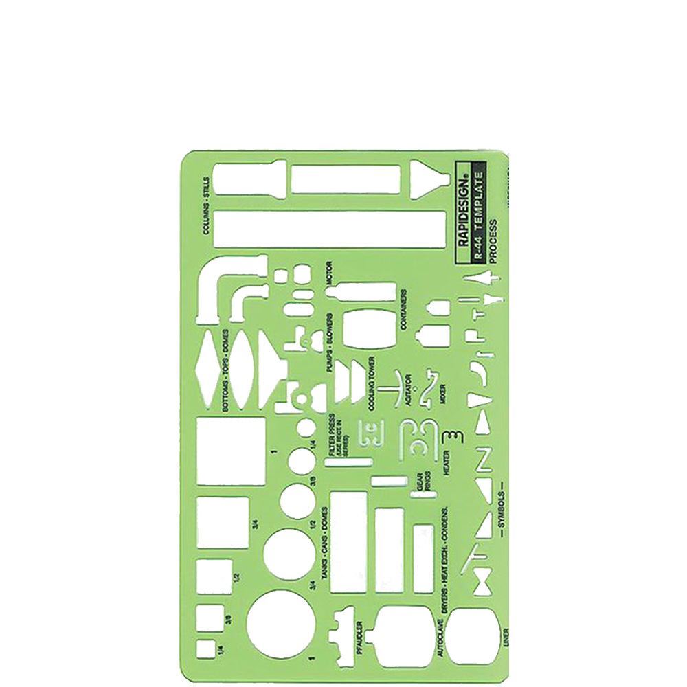 Architects Corner Los Angeles. Pickett Template Chart Symbols