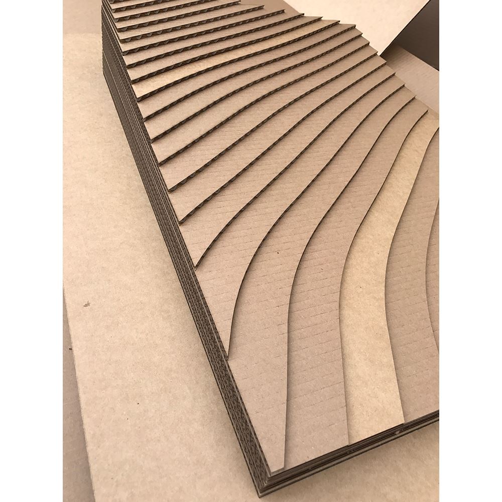 Architects Corner Los Angeles. Corrugated Cardboard