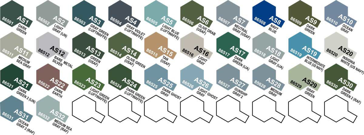 Architects Corner Los Angeles. Tamiya Spray for Aircraft (AS)
