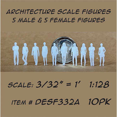 Architects Corner Los Angeles. Architecture Scale Figures